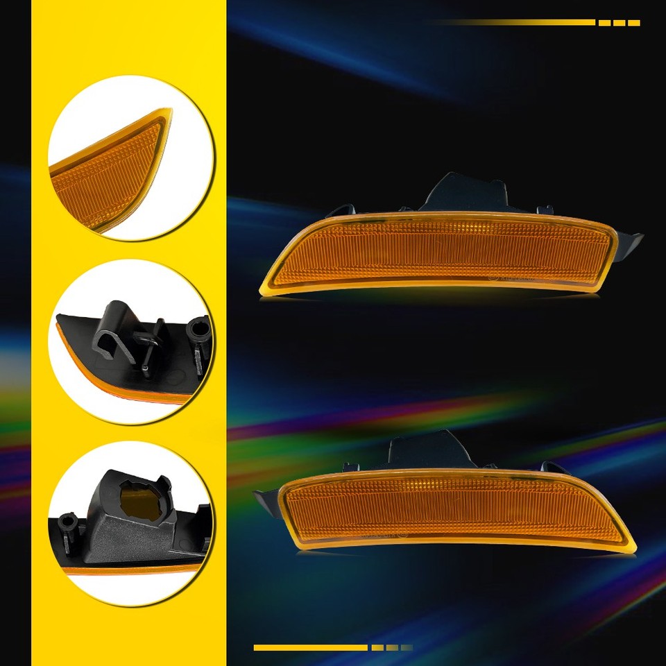 Marker 4PCS Side Housings Set Light Amber&Red for Miata Mazda MX-5 2016 ...