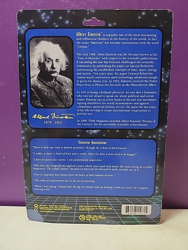Albert Einstein Action Figure 2003 Item #11071 Accoutrements NEW in ...