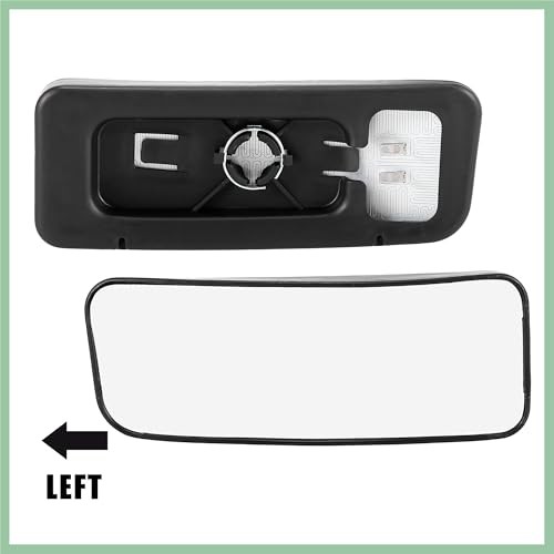 Car Rearview Mirror Lower Glass Replacement Heated Blind Spot Left Side ...