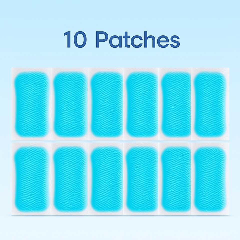 Cooling Gel Patches ️ Fever Relief Cold Compress Pads Headaches Various ...