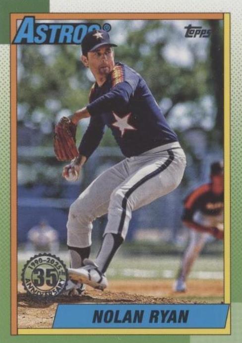 2025 Topps Series 1 - 1990 Topps Baseball Nolan Ryan #T90-80 for sale ...