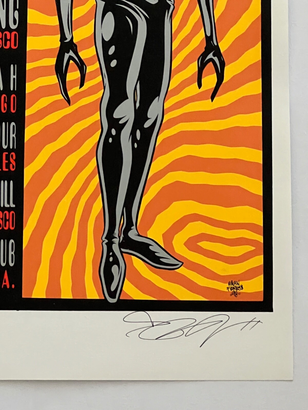 Queens of the Stone Age 1998 Original Alan Forbes Concert Poster 33/150 ...