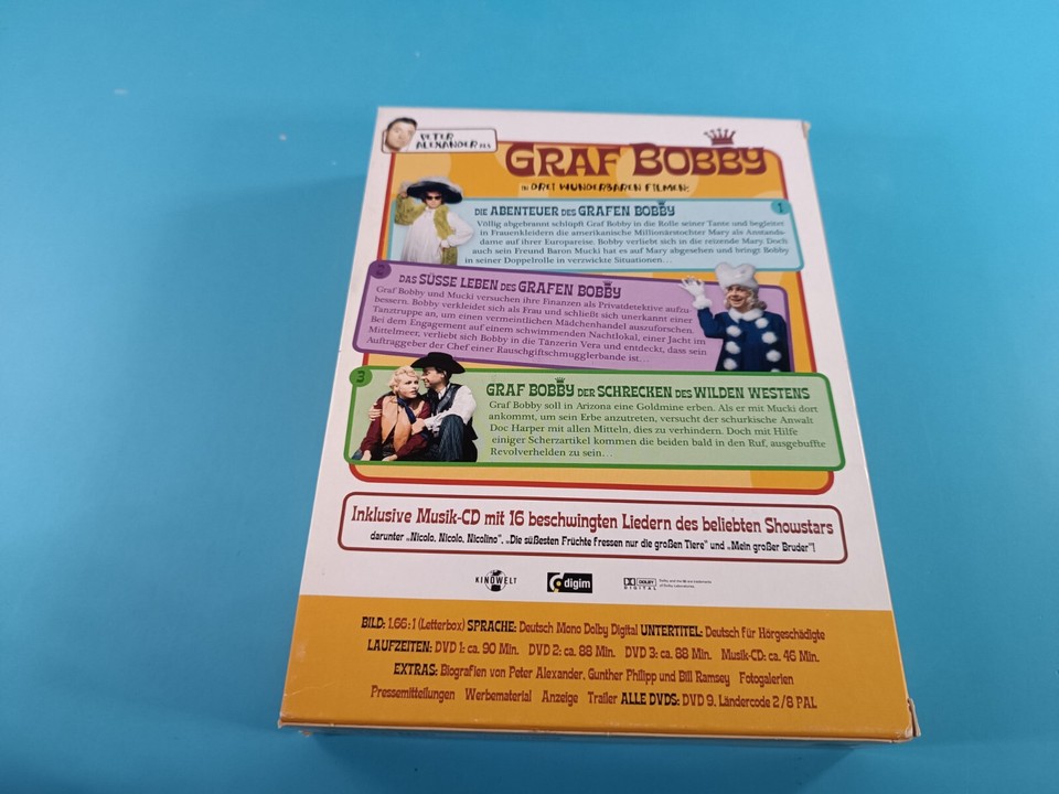 Graf Bobby - 3er DVD Film + CD | eBay