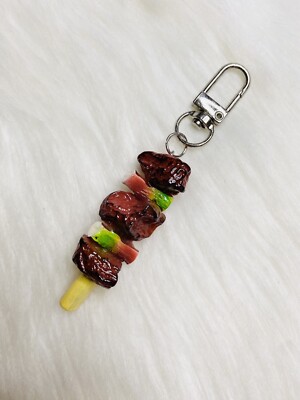 Barbecue Bag Charm Keychain Fun Gift Key Fob Key ring Novelty Gift | eBay