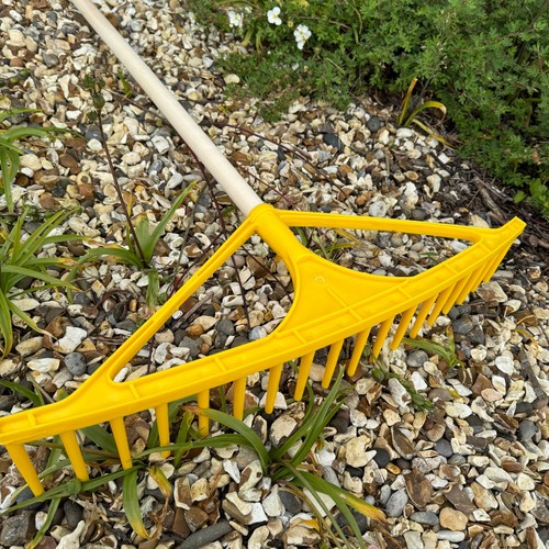 Plastic Garden Rake Ideal Gardening Tool with 150 cm / 59" Extra Long ...