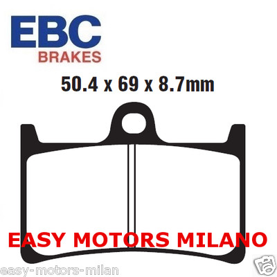FA252HH EBC COPPIA PASTIGLIE FRENO ANTERIORE SINTERIZZATE Yamaha FZR RR ...