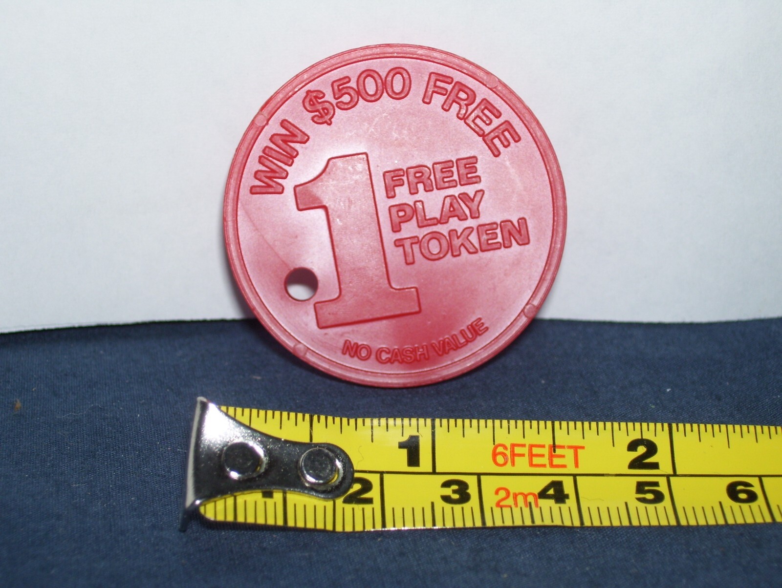 Vintage Red Westward Ho Casino Free Play Token Las Vegas Used No Chain ...