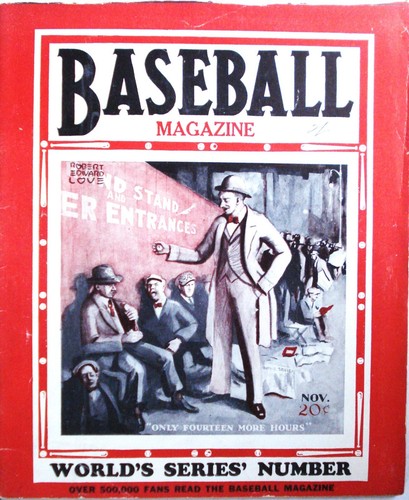 BASEBALL MAGAZINE NOV `929 BABE RUTH HONUS WAGNER JOHN McGRAW FORD ...