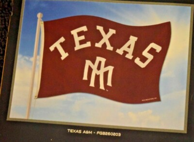 Texas A&M AGGIES Banner FLAG 3'X5' FAST FREE SHIPPING Official NCAA NWT ...