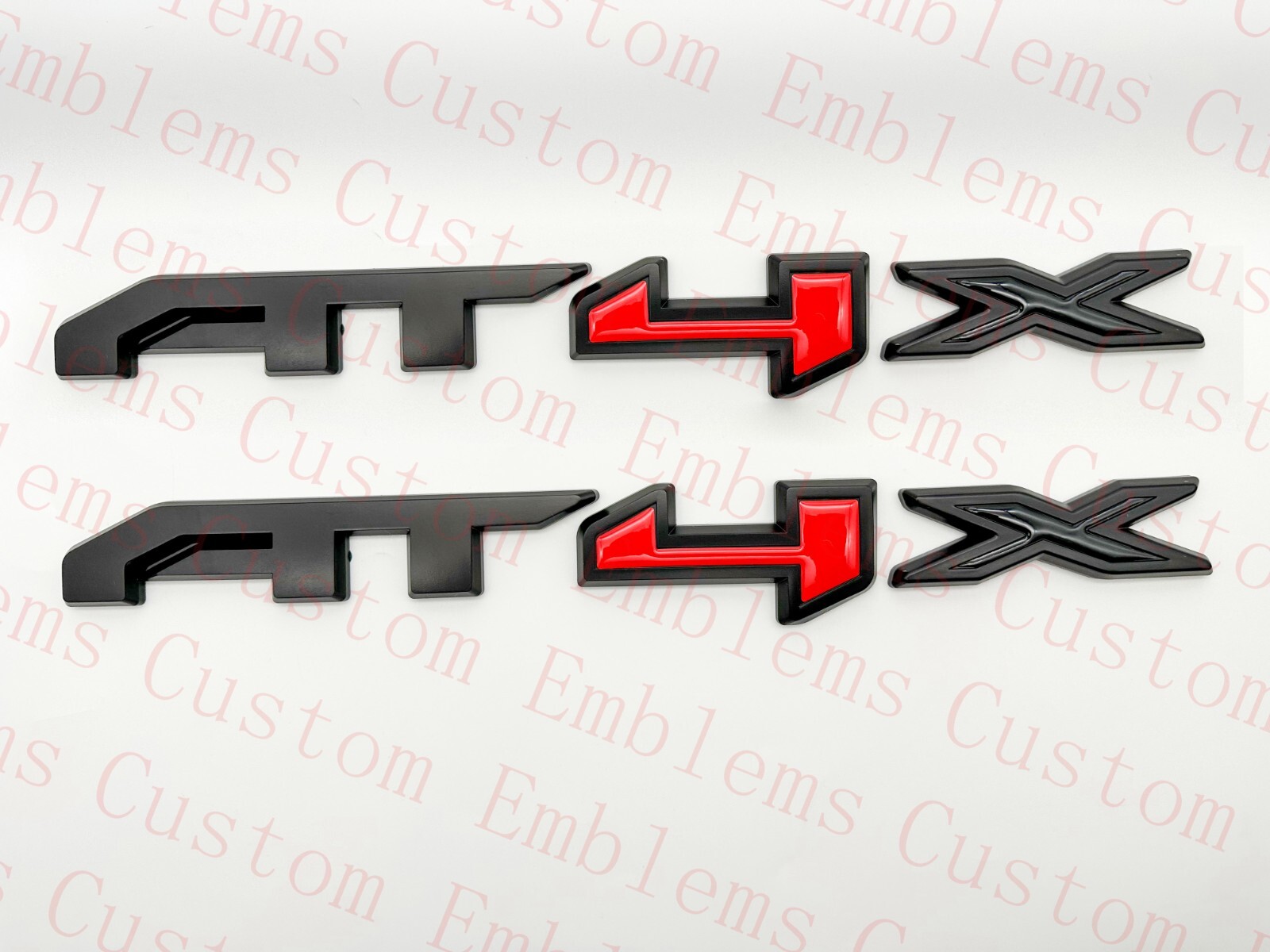 2023+ GMC Sierra 1500 AT4X Matte Black Doors Overlay Emblem | 2PCS ...