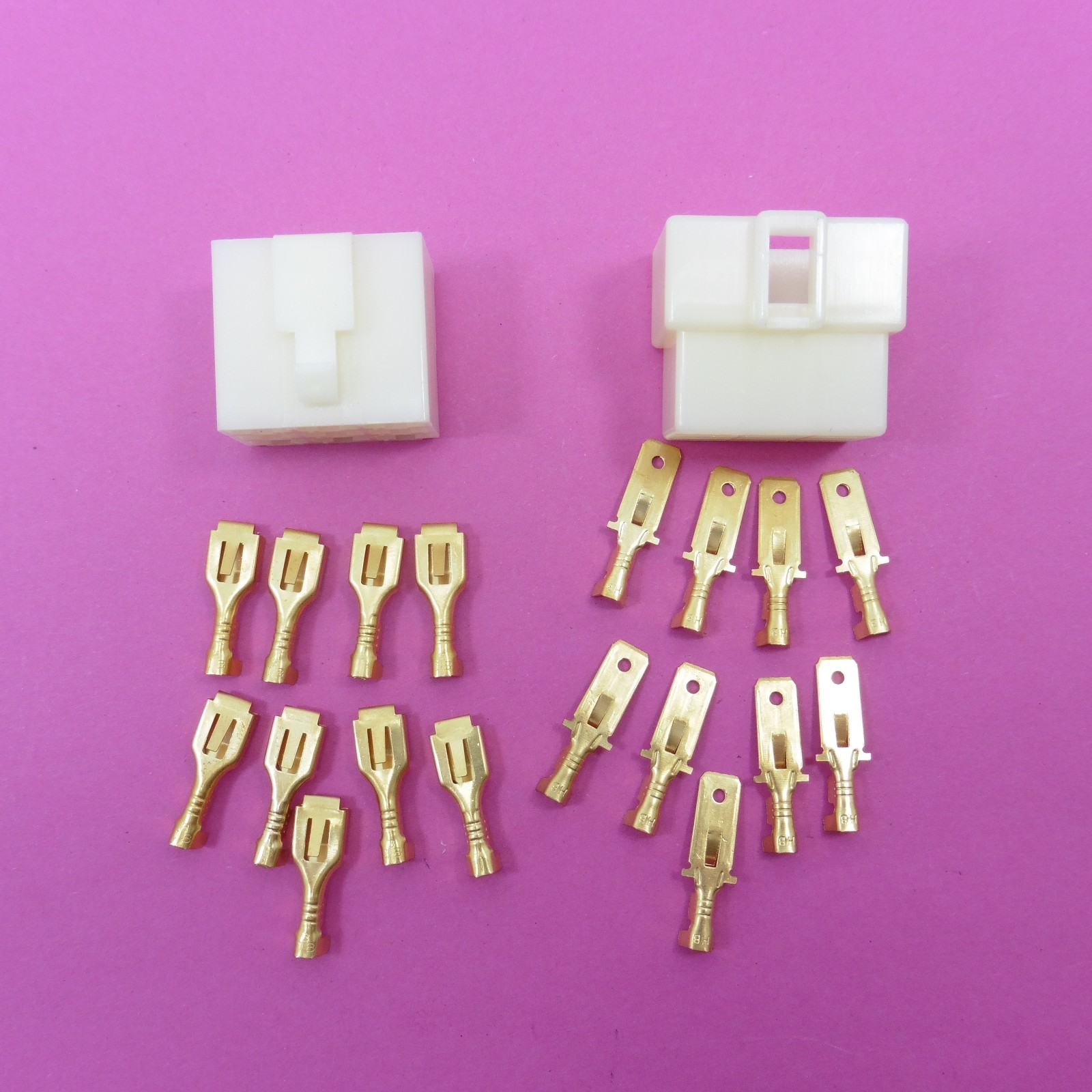 6.3mm Pin Way Electrical Multi Connector Plug Motorcycle Scooter Car ...