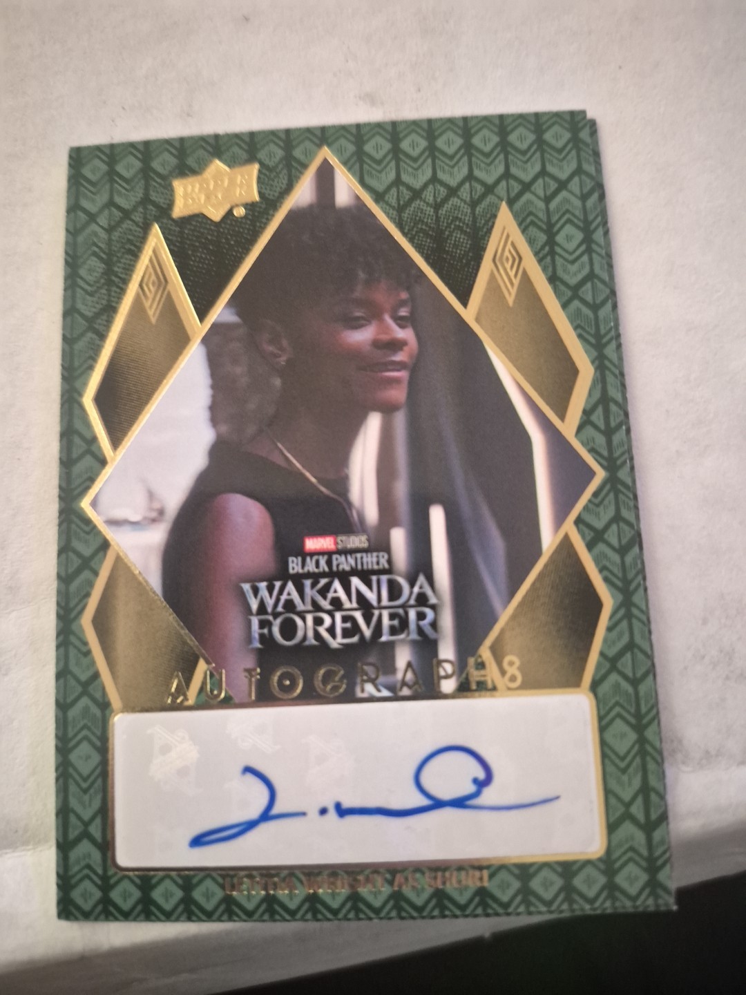 2024 Upper Deck Black Panther Wakanda Forever Letitia Wright Autograph | eBay