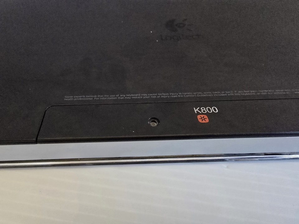 Logitech K800 Wireless Keyboard & M510 Mouse Combo Tested Works Great w ...