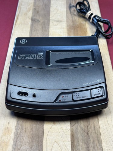 General Electric 2 Way VHS Rewinder Rw25200 With Counter Tested Works ...