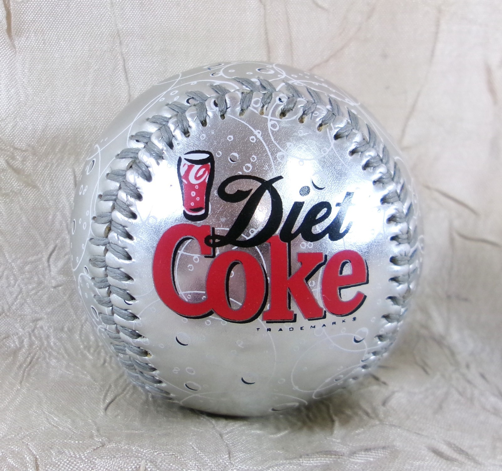 Diet Coke Collectible Silver Baseball Coca-Cola | eBay