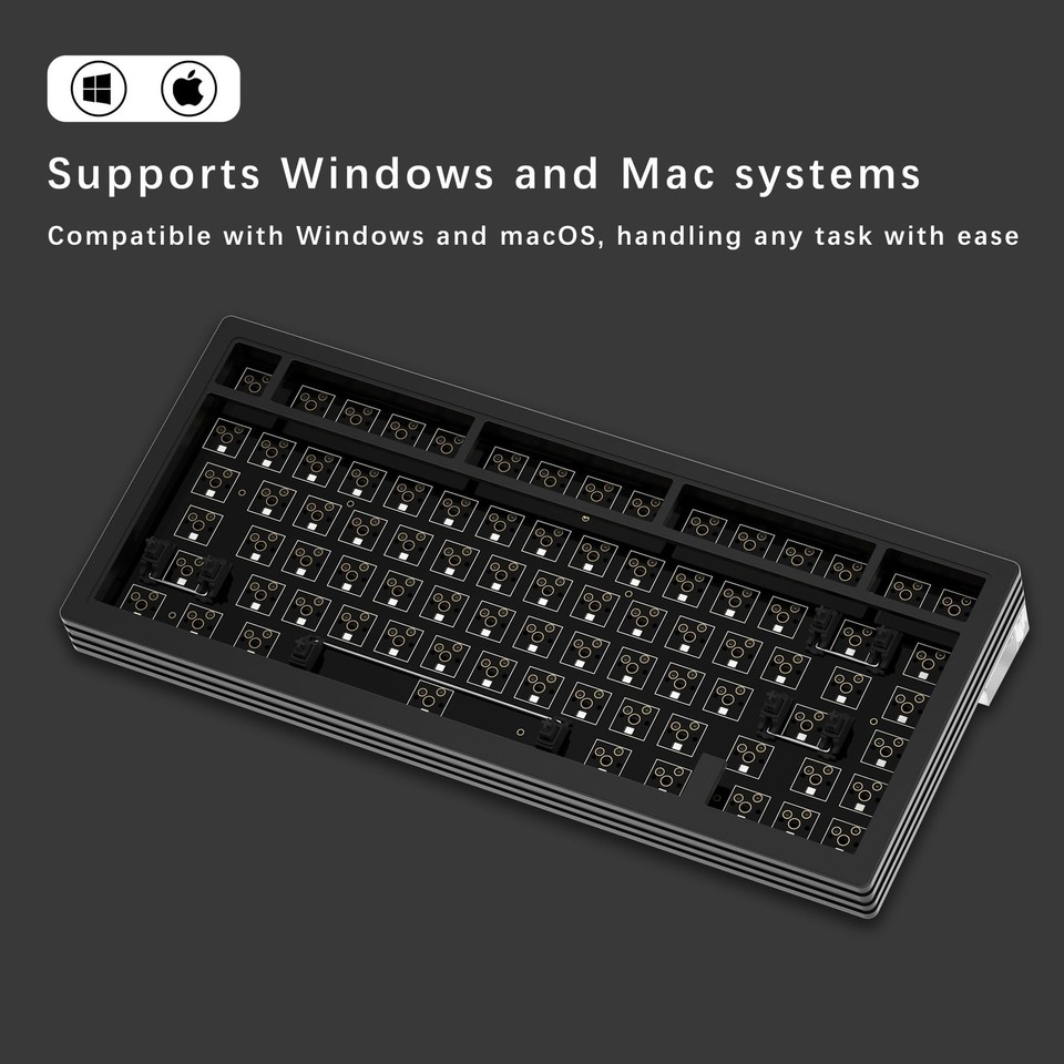 Custom Mechanical Keyboard Base,Modular Aluminum Keyboard Base, RGB ...