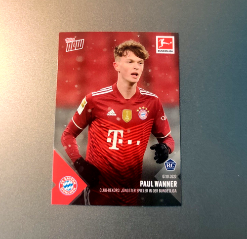 Paul Wanner RC Rookie Card - 2021 Topps Now Bundesliga #112 | eBay.de