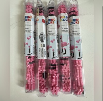 LOT OF 5 Target Bullseye Mini Hashtag Building Blocks NEW 72ct Pink ...