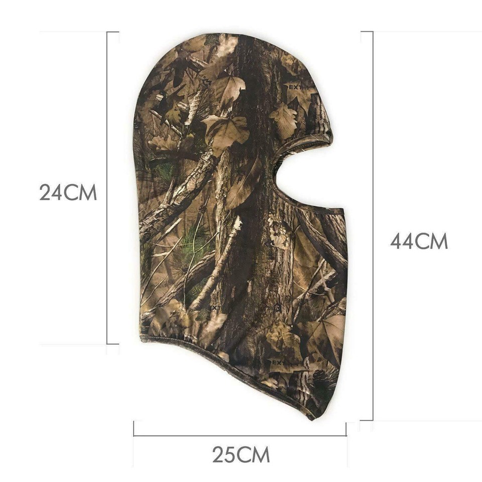 Tactical Balaclava Real Tree Camo Face Mask UV Protection Ski Sun Hood ...