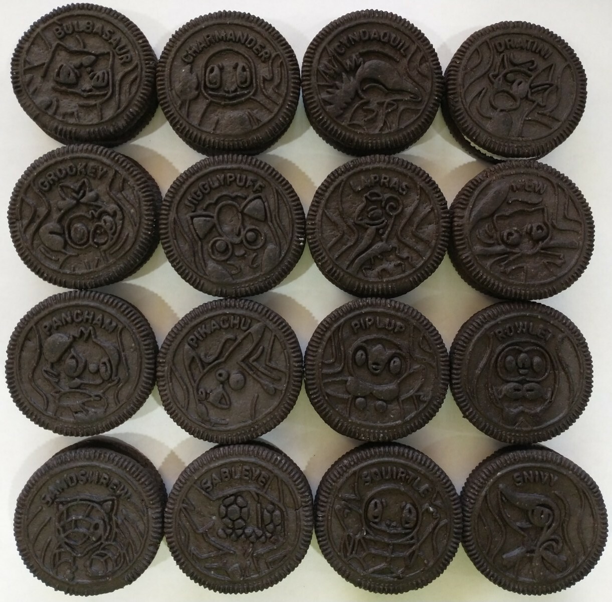 Pokemon Oreo Cookies Limited Edition Set ALL 16 RARE MEW!! | eBay