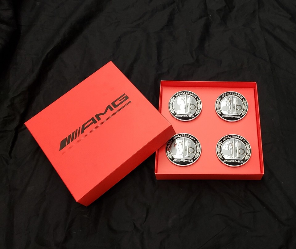 Genuine Affalterbach AMG Heritage Wheel Center Caps for Mercedes-Benz G ...