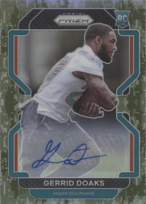 2021 Panini Prizm - Rookie Gerrid Doaks #426 Camo Prizm Autographs /25 ...