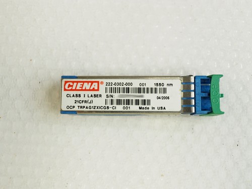 CIENA 222-0302-000 Module De Transceiver 1550nm IPUIAG0TAA | eBay