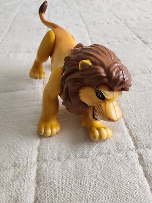 Vintage The Lion King 6" Simba Fighting Action Figure Mattel Disney ...