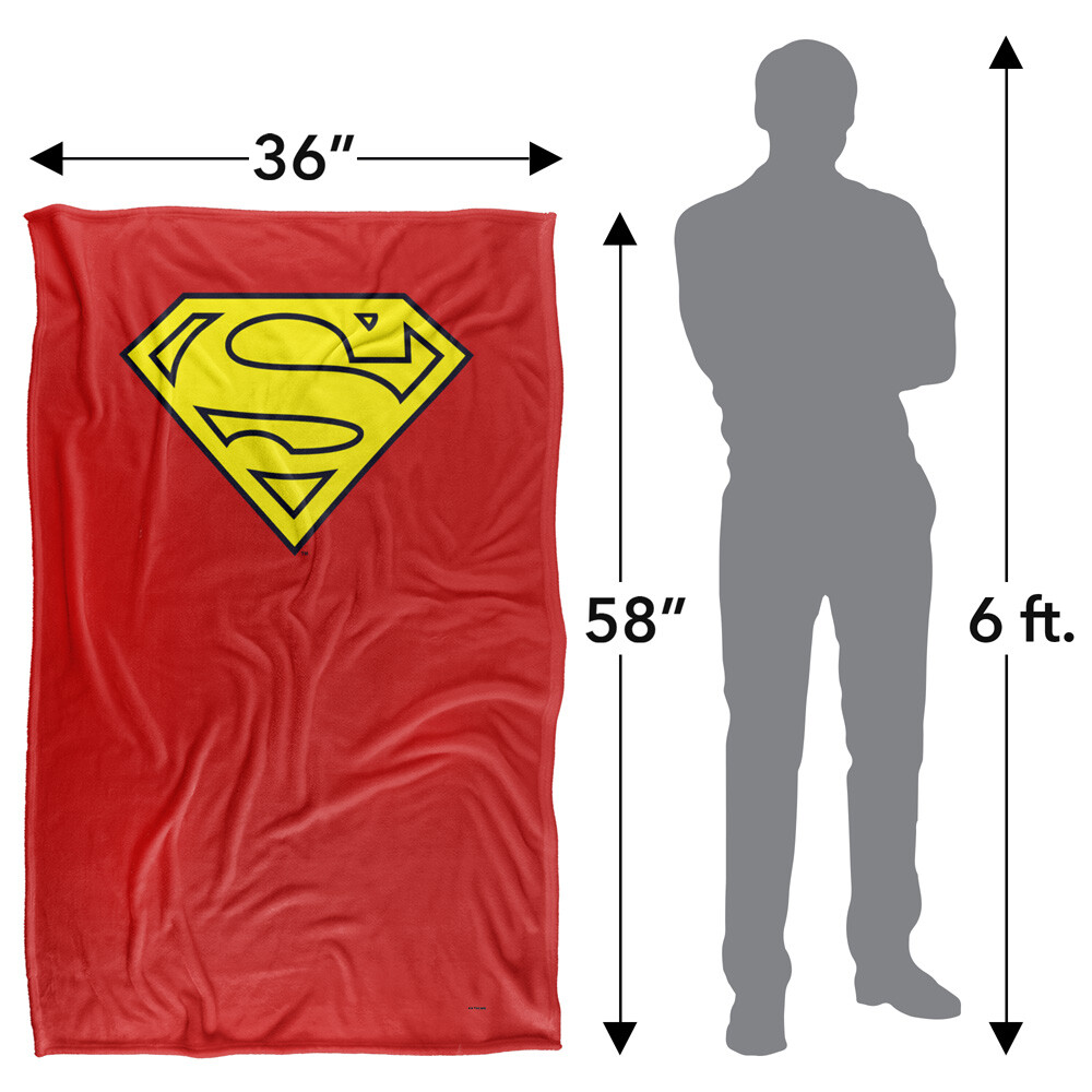 Superman Cape Logo Silky Touch Super Soft Throw Blanket | eBay