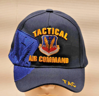 U.S. AIR FORCE TACTICAL AIR COMMAND Cap/Hat Blue w/ Military *FREE ...