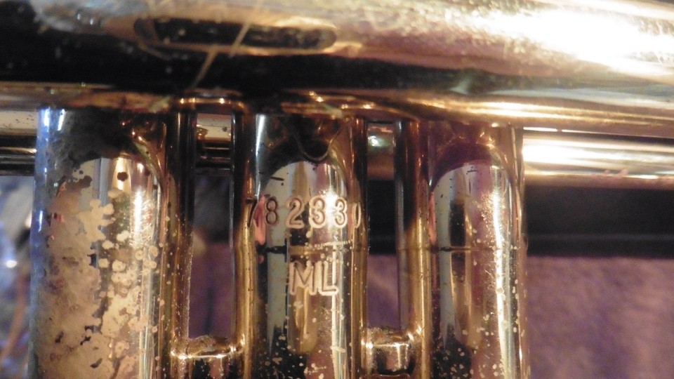 Vintage Bundy Trumpet by Selmer Co Designed by Vincent Bach with Black ...