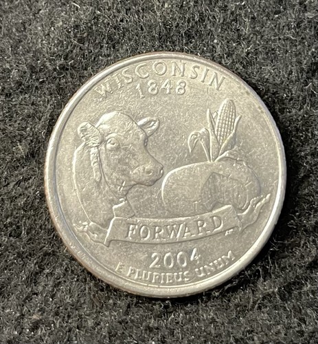 2004 P - Wisconsin State Quarter Circulated Free Shipping | eBay