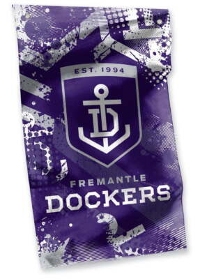 Freo FREMANTLE DOCKERS AFL Cape Wall Flag Banner Father's Day gifts ...