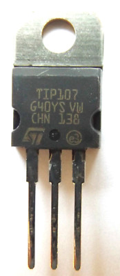 TIP107 Trans Darlington PNP 100V 8A 3-Pin TO-220 x2pcs | eBay
