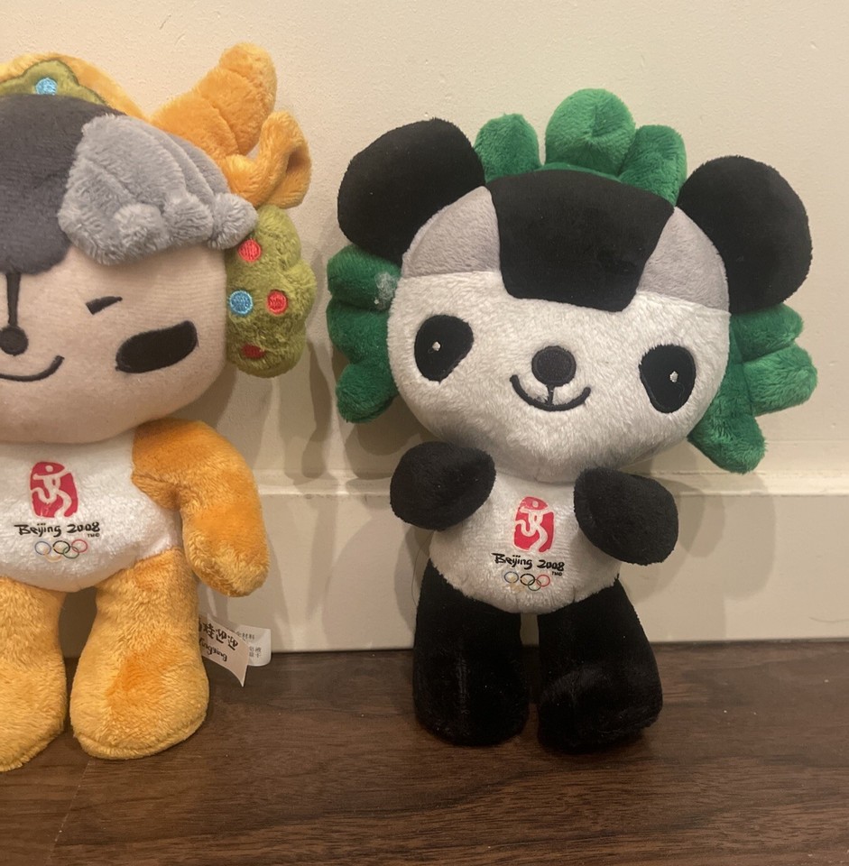 Beijing 2008 Summer Olympics Fuwa Plush Lot of 4 Beibei Jingjing Nini ...