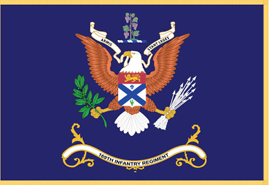 Rectangle Flags - 169th Infantry Regiment - AMIS STANT LEGES w Flag X ...