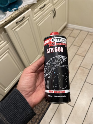 STOPTECH STR-600 500ML BOTTLE HIGH PERFORMANCE RACING DOT 4 BRAKE FLUID ...