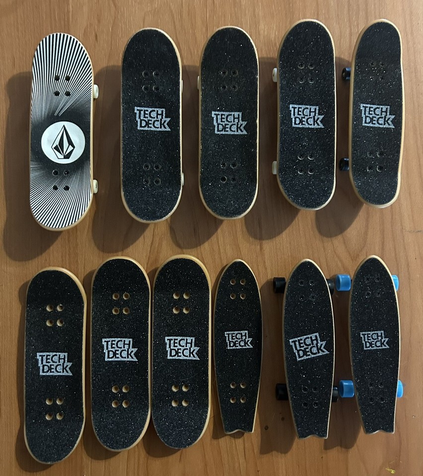 Tech Deck Boards-Lot-Used-ToyMachine-Blind-SantaCruz-Shut-&-More | eBay