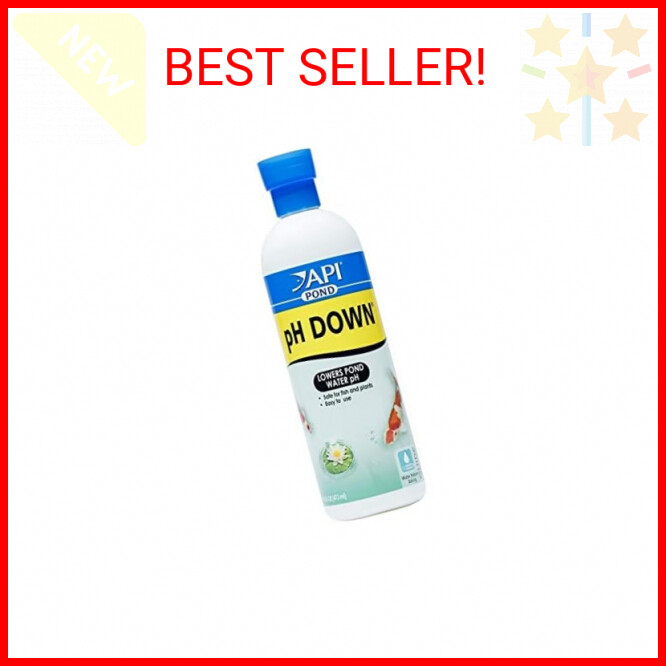 API POND pH DOWN Pond Water pH Reducing Solution 16-Ounce Bottle, White, Model:1 | eBay