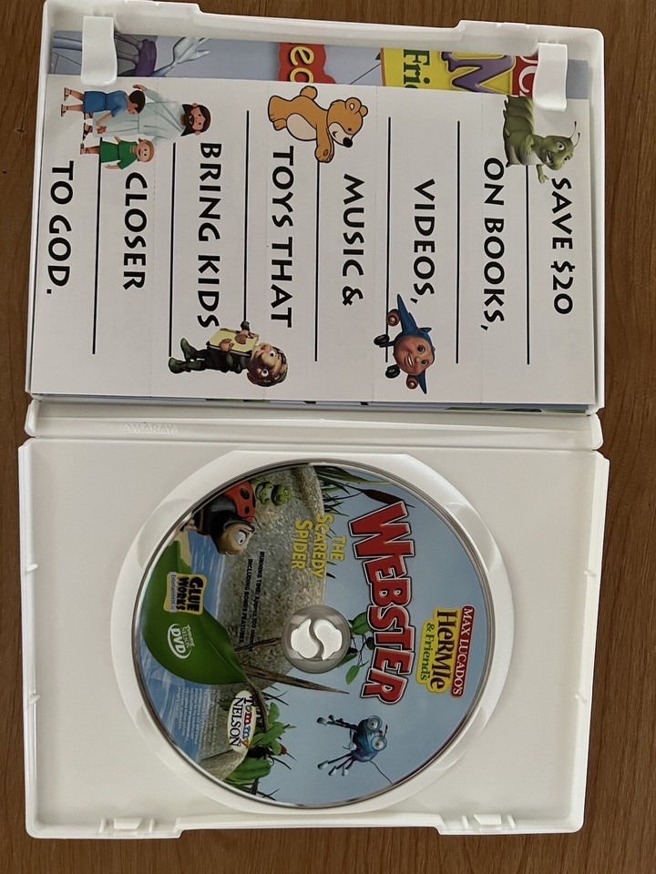 Hermie & Friends: Webster the Scaredy Spider DVD 23755400796| eBay