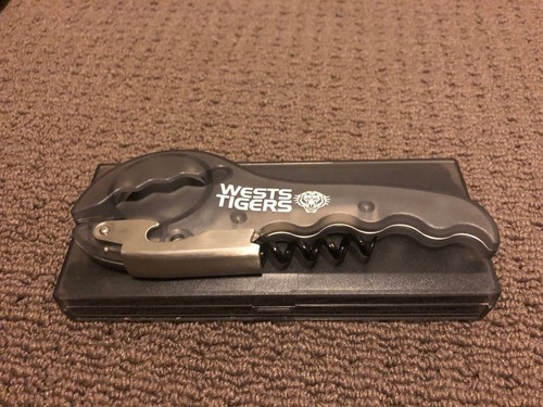 West Tigers NRL Rugby League collector bottle opener corkscrew | eBay ...