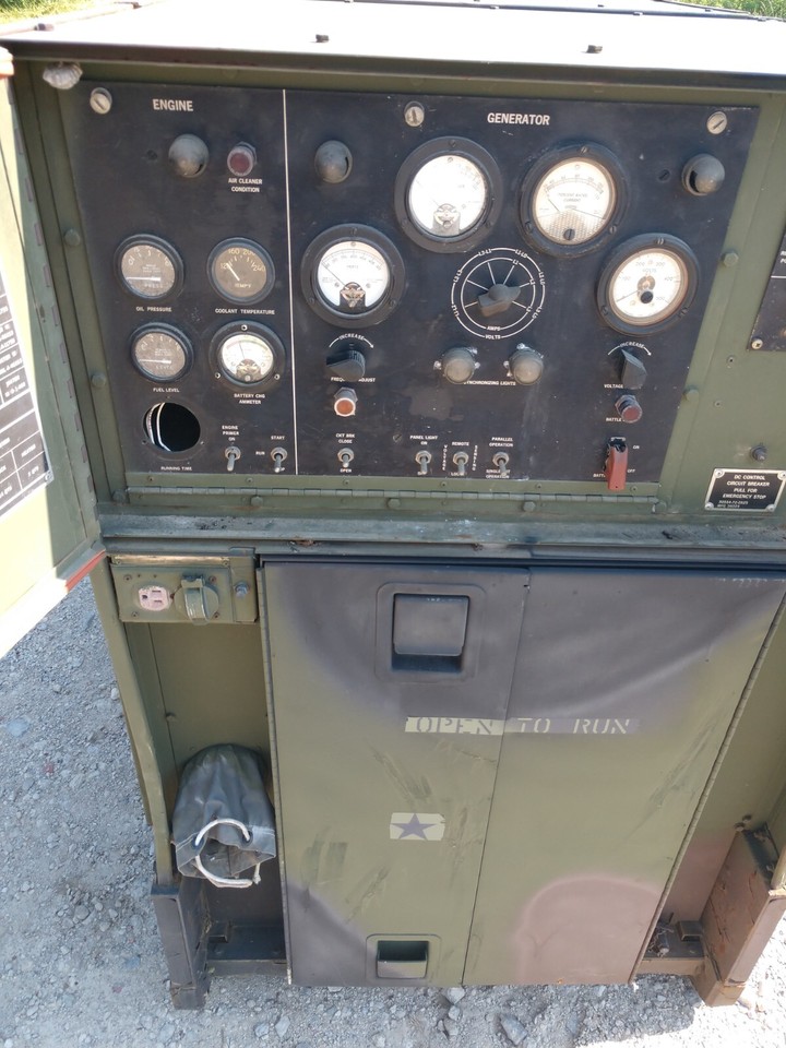 30KW Diesel Military Generator Hercules Engine LOCAL PICKUP NO SHIPPING ...