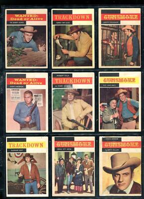 1958 58 TOPPS T.V. WESTERNS COMPLETE LOT 26 CARDS W/SHORT PRINTS | eBay