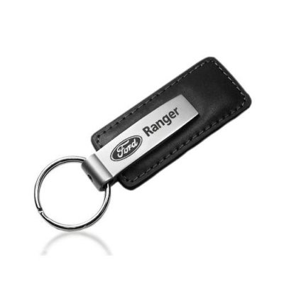 Ford Ranger Black Leather Key Chain | eBay