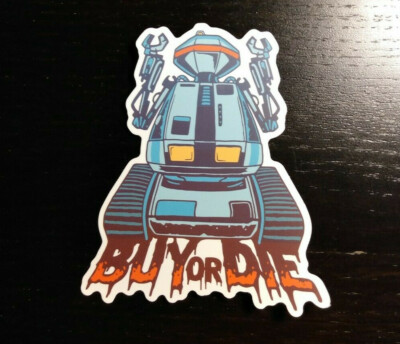 STICKER - Chopping Mall - HORROR - "Buy or Die" 80s horror movie ...