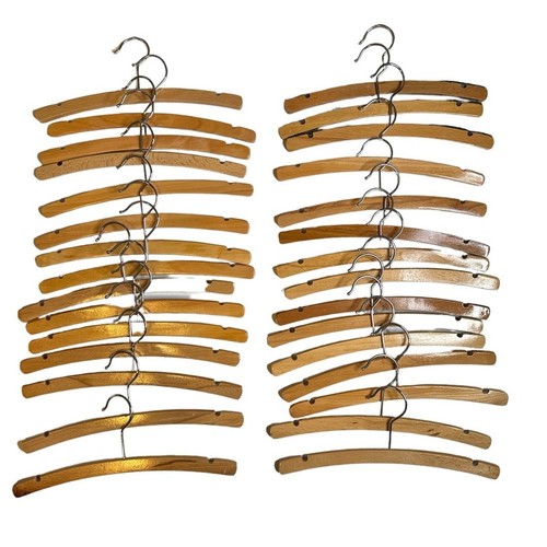 Children's Wooden Shirt Hangers 12” Matilda Jane Clothing Boutique, Qty ...