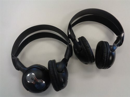 CLARION BLACK WIRELESS DVD HEADSET PAIR ( 2 ) MARINE BOAT | eBay