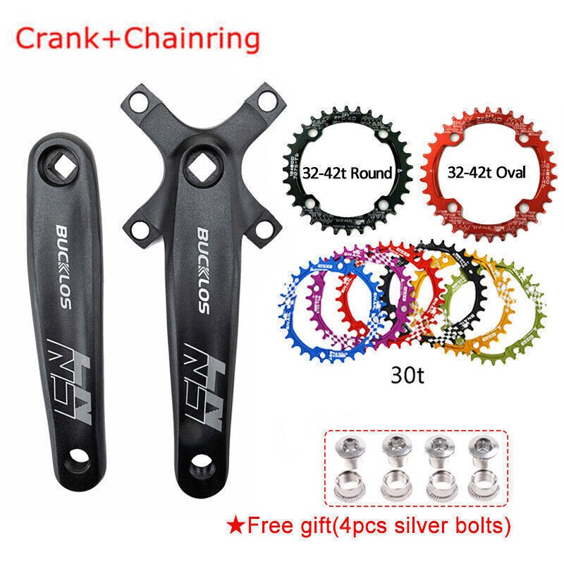 104BCD 30-42T MTB Bike Single Crankset Narrow Wide Chainring 170mm Crank Arm UK | eBay UK