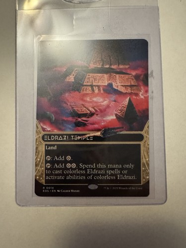 MTG Eldrazi Temple (0014) *Non-Foil* Borderless Edge of Eternities ...