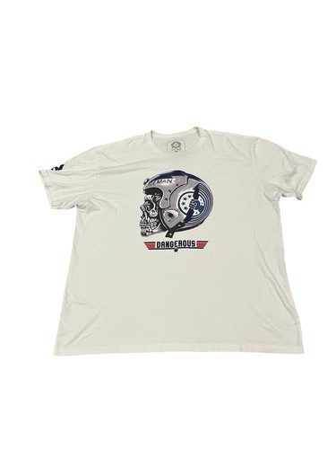 Zero Foxtrot Iceman “Dangerous” T-shirt, Mens, 2X Top Gun | eBay